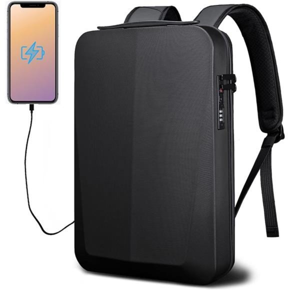 Bags | Mens Hard Shell Laptop Backpack Antitheft Waterproof Tsa Lock ...